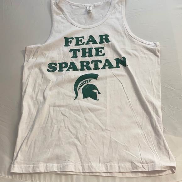 L7 Lane Seven | Tops | Msu Fear The Spartan Tank Top | Poshmark